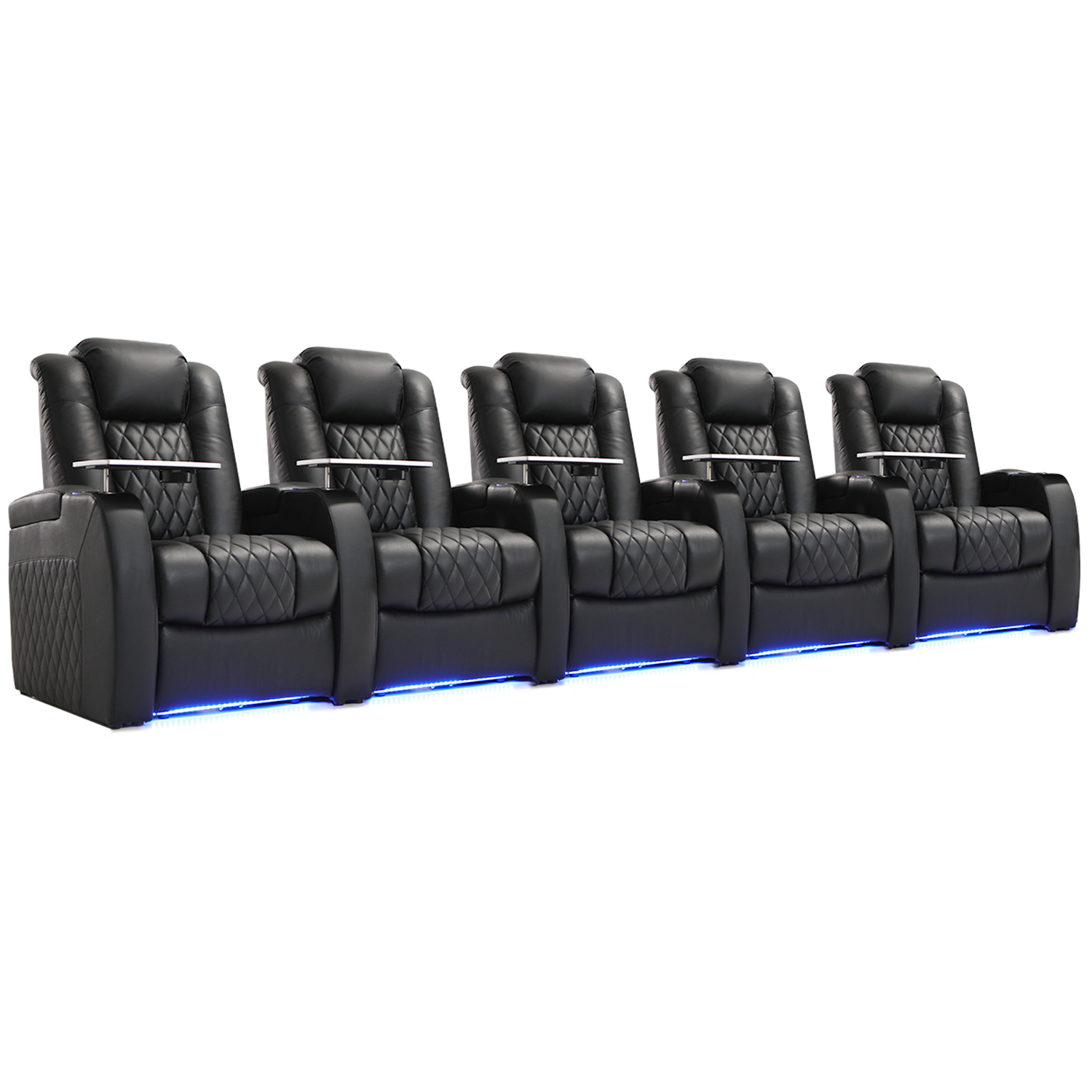 5 Seat Home Theater Seating | Recliner Rows | Cinema Experience