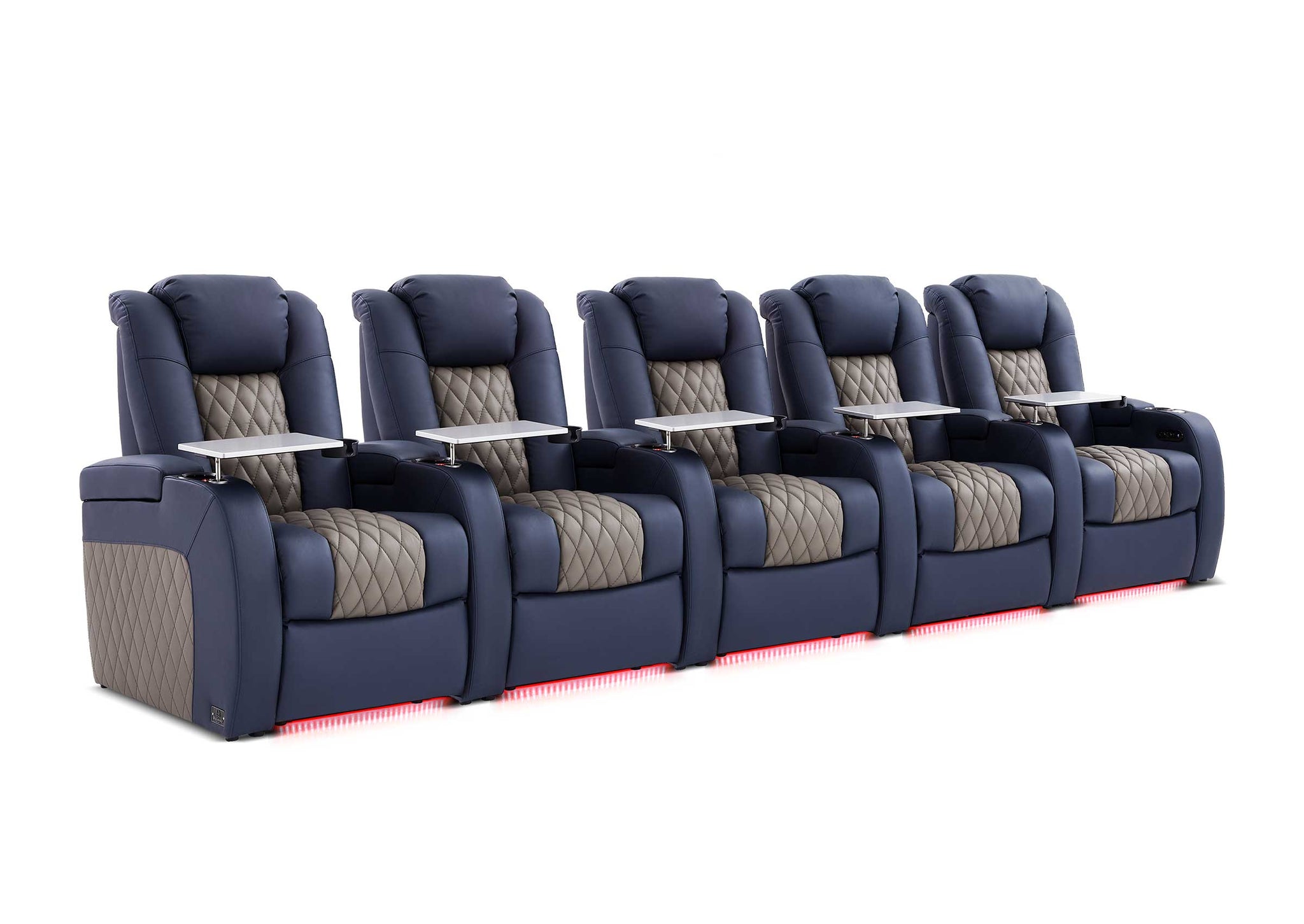 5 Seating Row | Set of 5 Home Theater Recliners