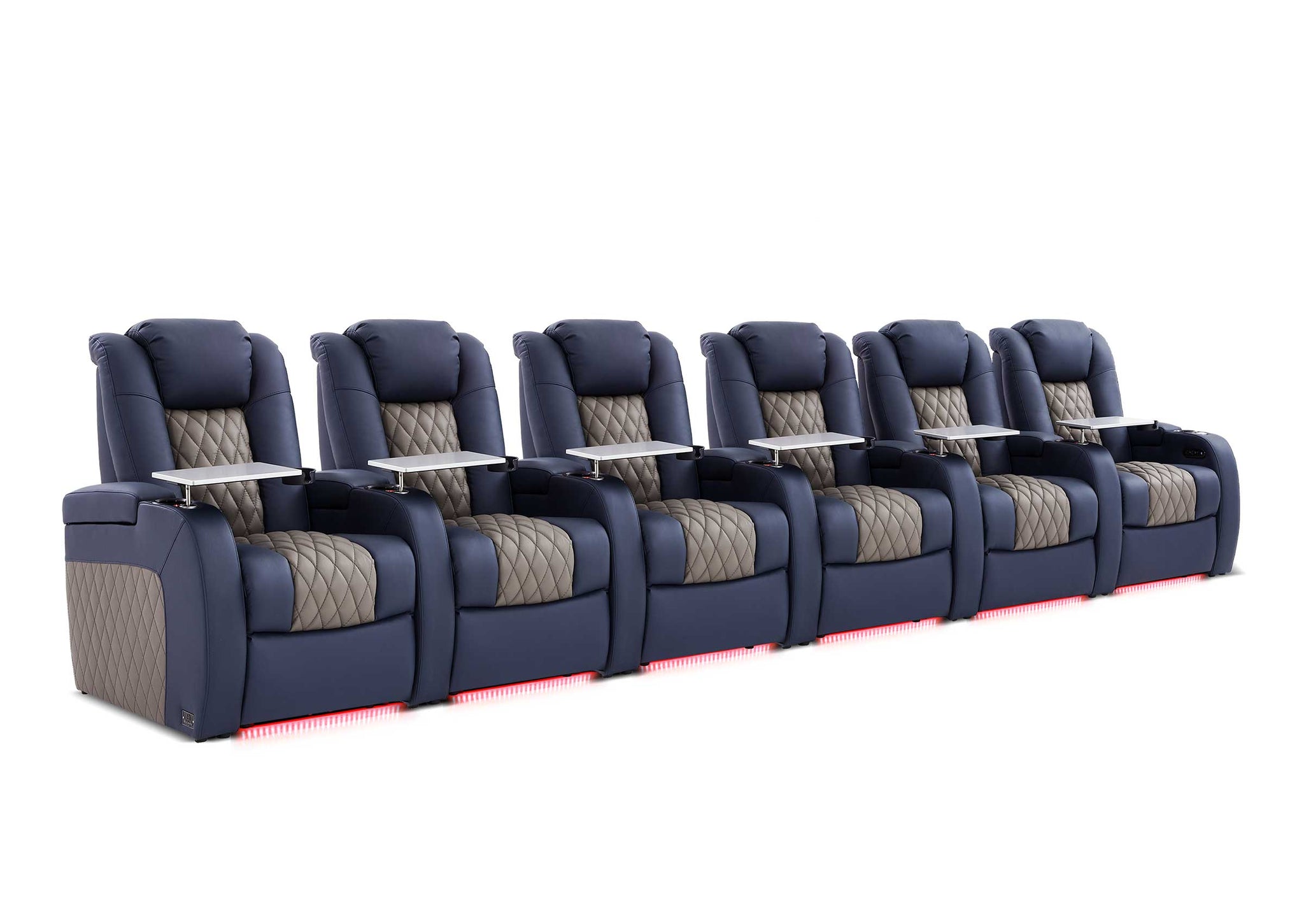 Luxury Power Theater Seats for Home 6-seat