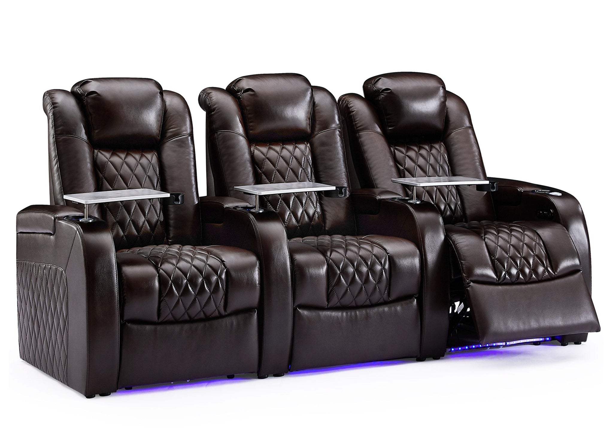 Brown Recliners | Luxury Series | Home Theater Seating